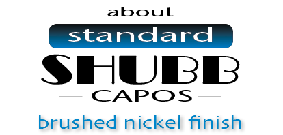 Standard Capo C1n - Shubb Capos